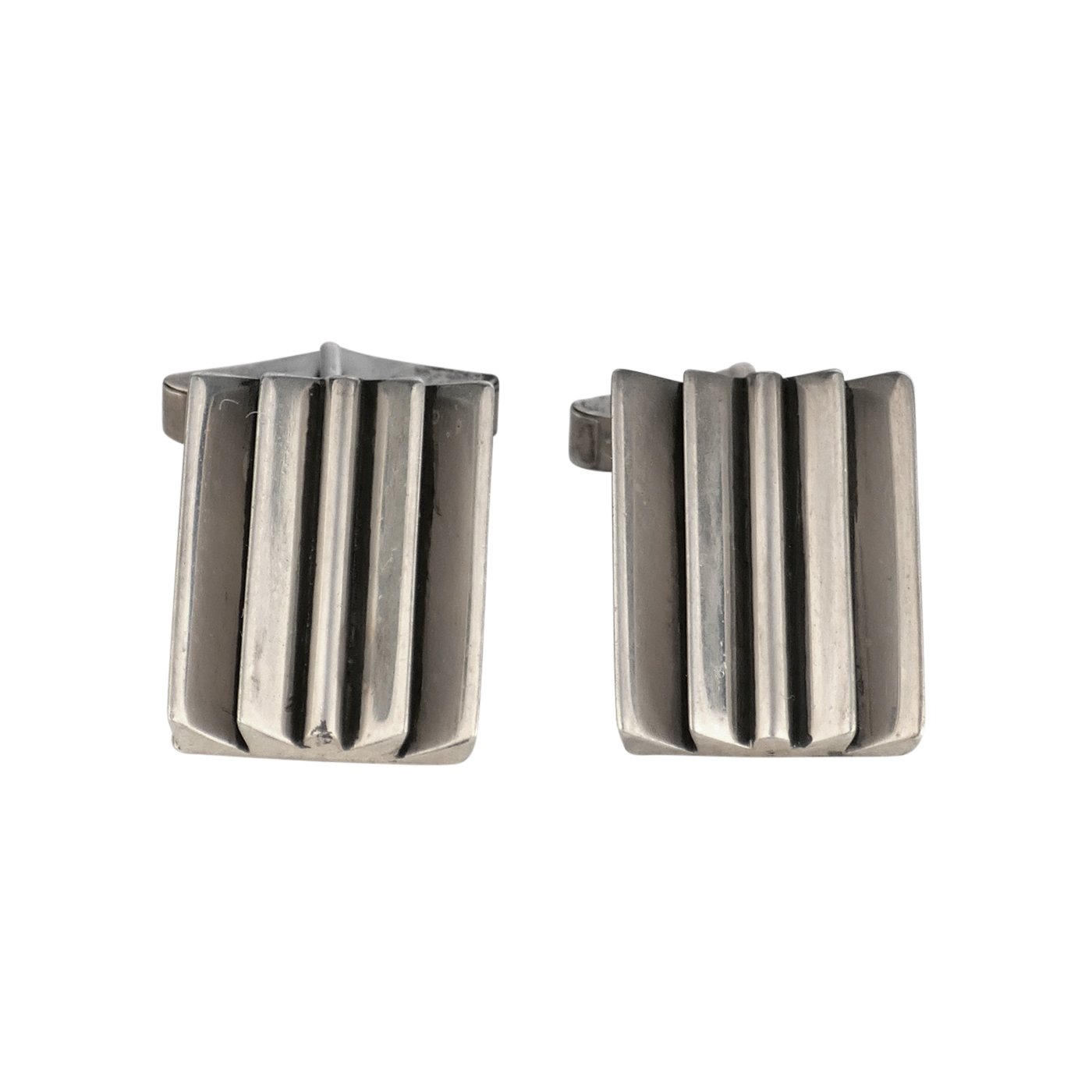 Cody Sanderson, Navajo Silver Cuff Links | Shiprock Santa Fe
