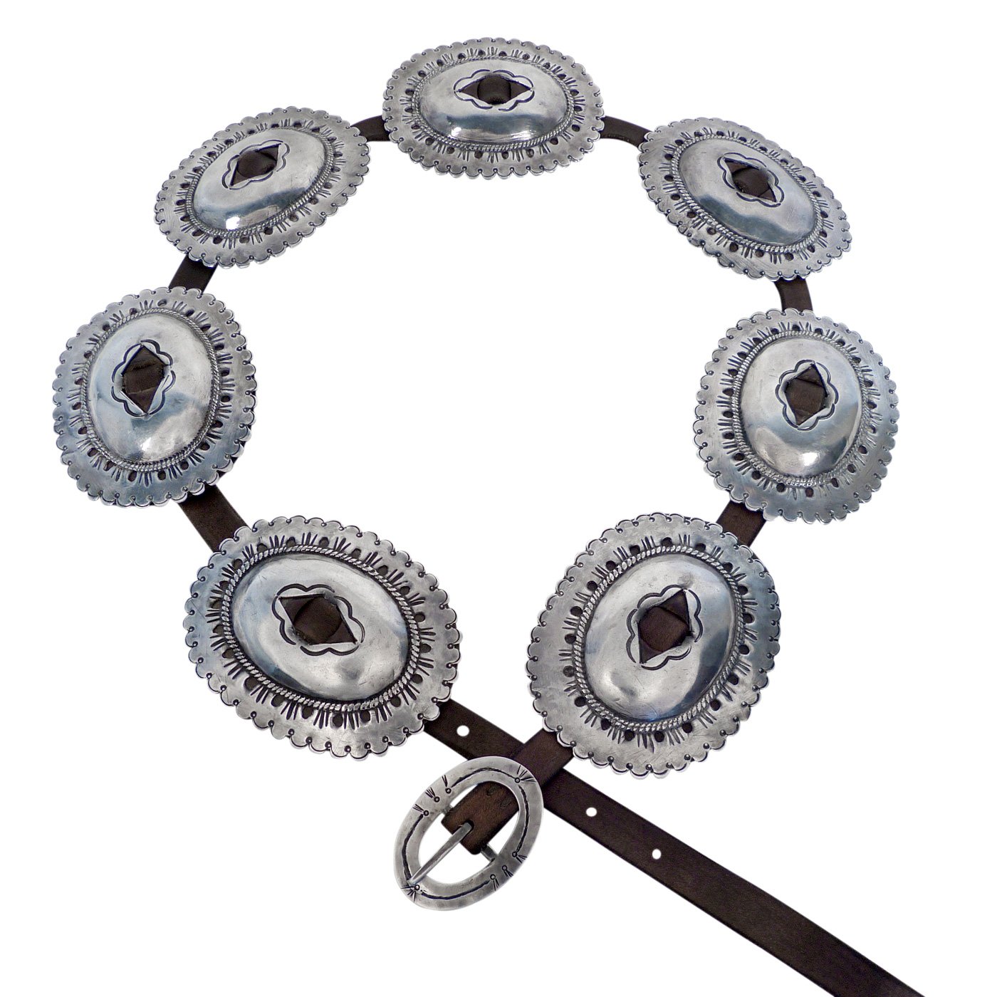 Navajo First Phase Concho Belt, c.1910 | Shiprock Santa Fe