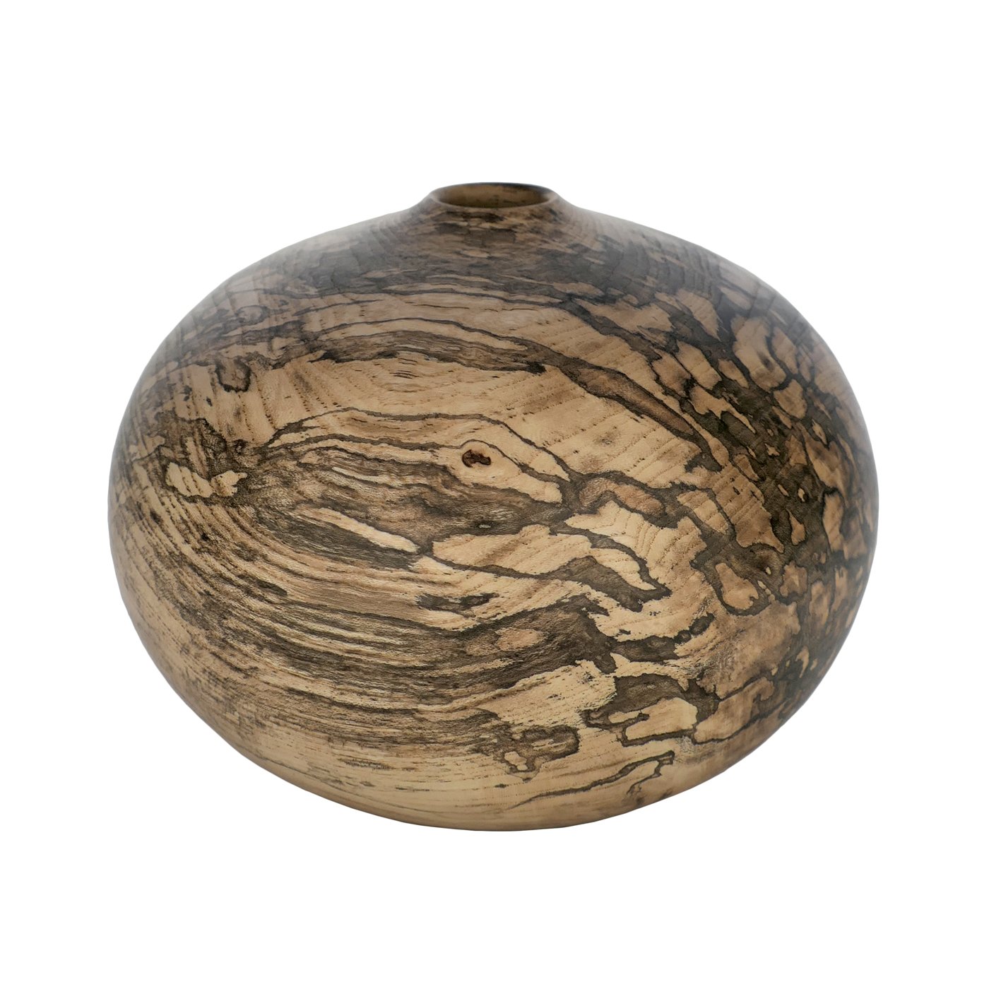 Nathan Hart, Cheyenne Spalted Hackberry Vessel | Shiprock Santa Fe