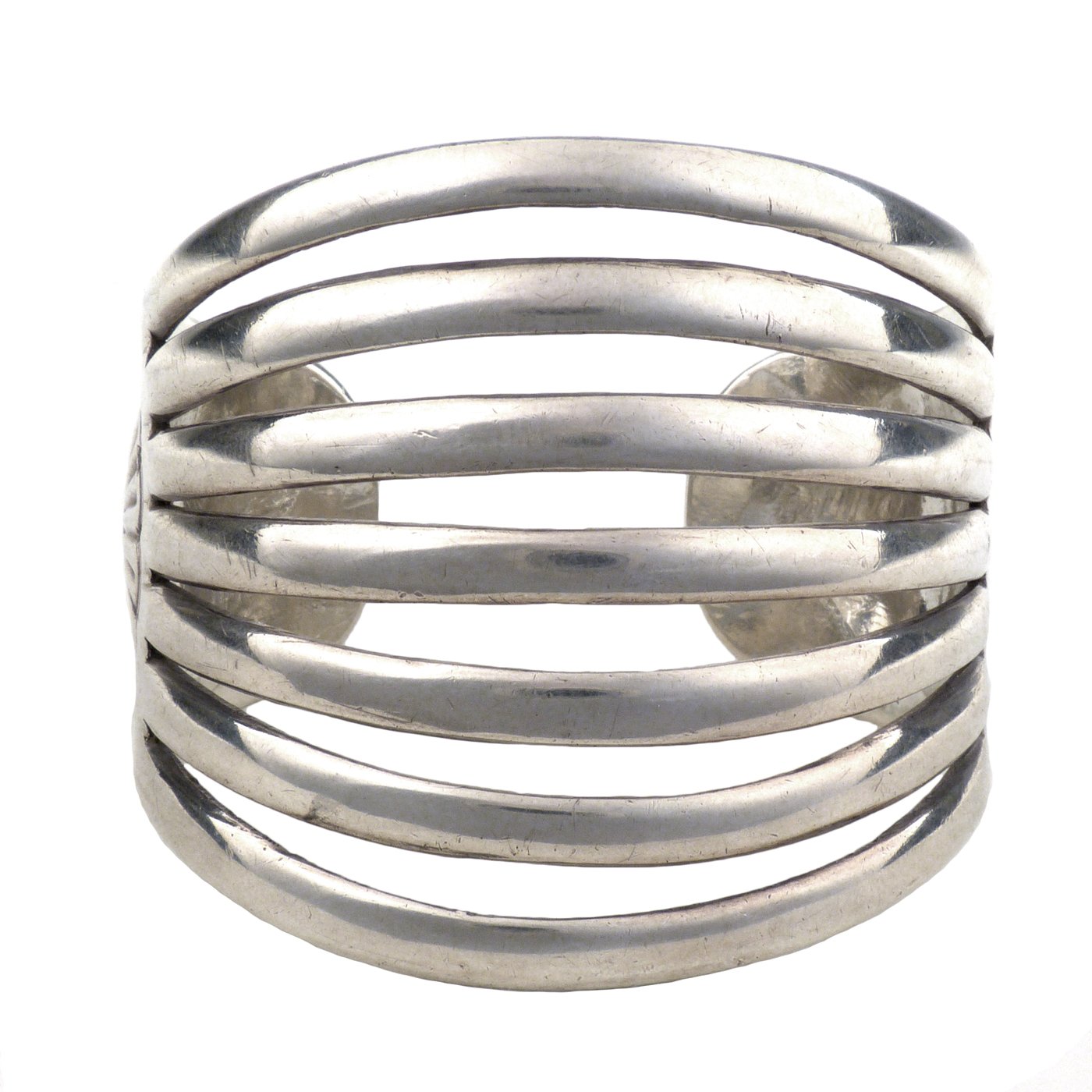 Kenneth Begay, Navajo Silver Split Bracelet | Shiprock Santa Fe
