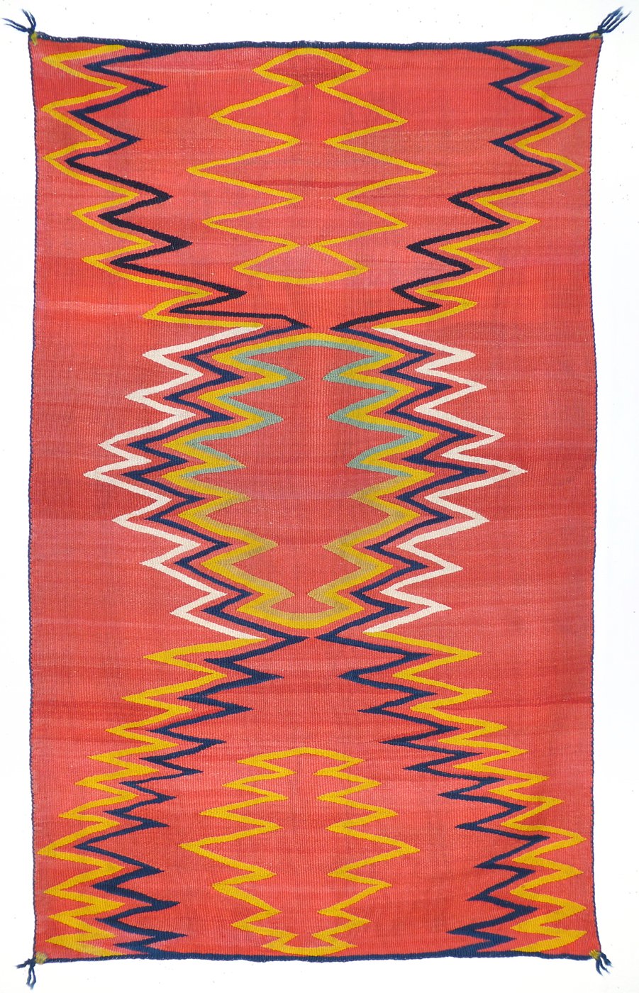 Navajo Blanket with Wedge Weave Design, c.1875 | Shiprock Santa Fe