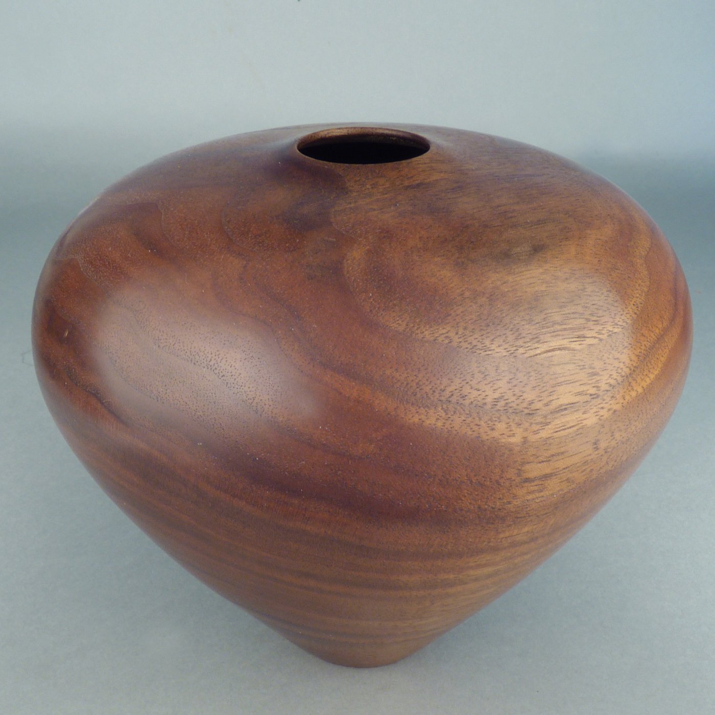 Hand Turned Walnut Wooden Vessel by Nathan Hart, 2003 | Shiprock Santa Fe