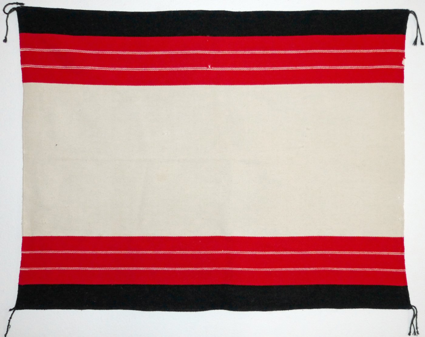 Hopi Style Wool Manta with Red and Black Border, c. 1950 | Shiprock ...