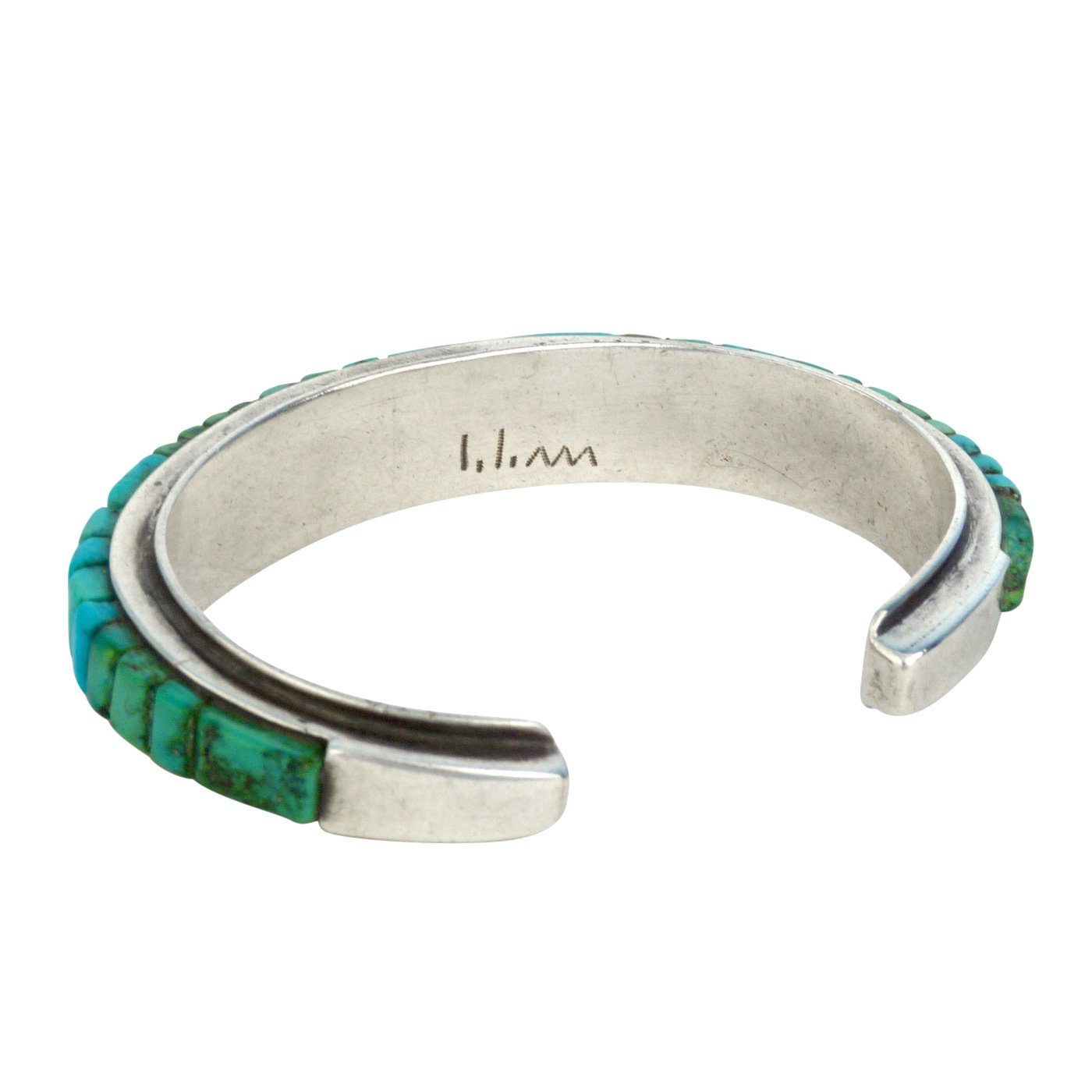 Charles Loloma, Hopi Silver Bracelet with Turquoise Inlay, c.1960 ...